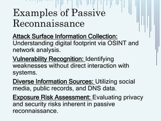 Cyber Security Project Presentation: Unveiling Reconnaissance Tools and ...