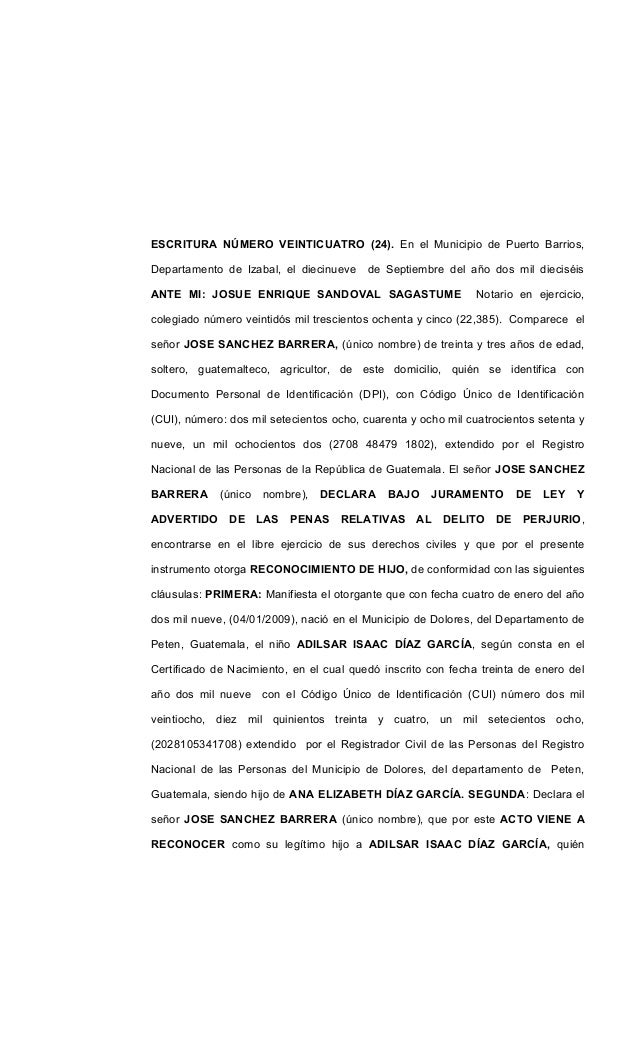 Médico Inadecuado Resonar escritura de reconocimiento de hijo Tener ... Médico Inadecuado Resonar escritura de reconocimiento de hijo Tener ...