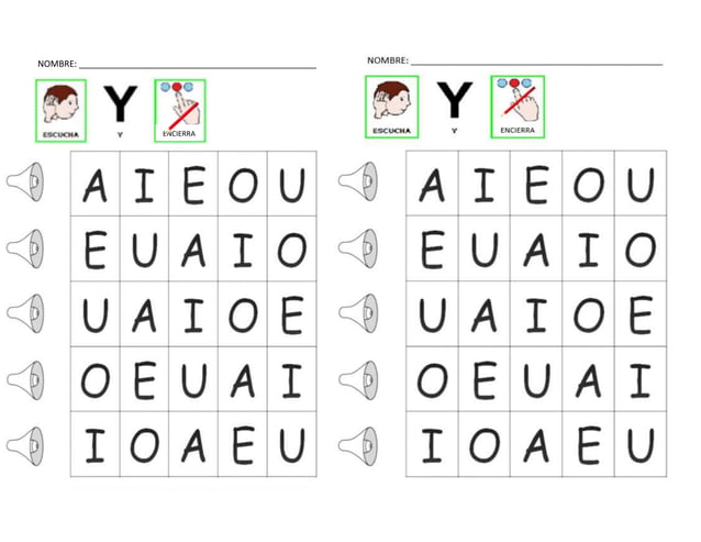 Reconocimiento De Vocales Mtodo De Lectoescritura