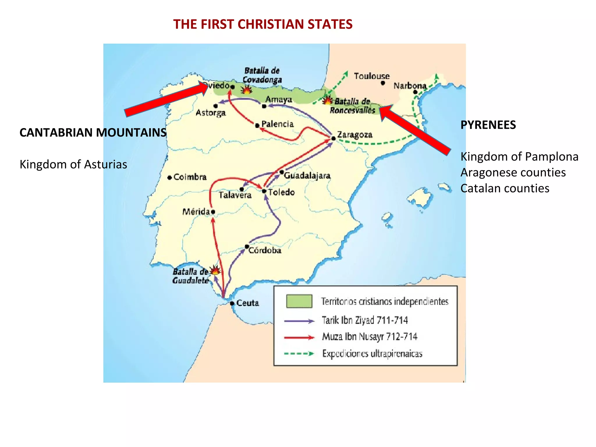 The Christian kingdoms and the "Reconquest" | PPT