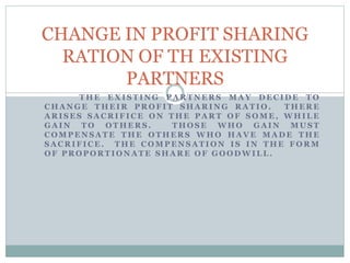 Reconstitution of a partnership firm | PPTX