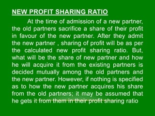 Reconstitution of a partnership firm admission of | PPTX