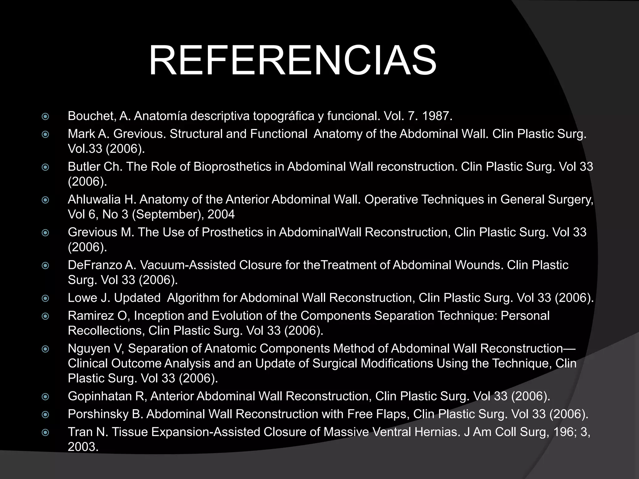 Cirugia plastica Reconstrucción de Pared Abdominal | PPT
