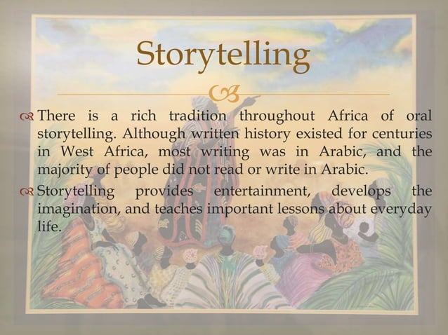 Reconstructing africa’s history : oral tradition | PPT