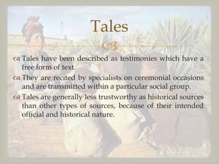 Reconstructing africa’s history : oral tradition | PPT