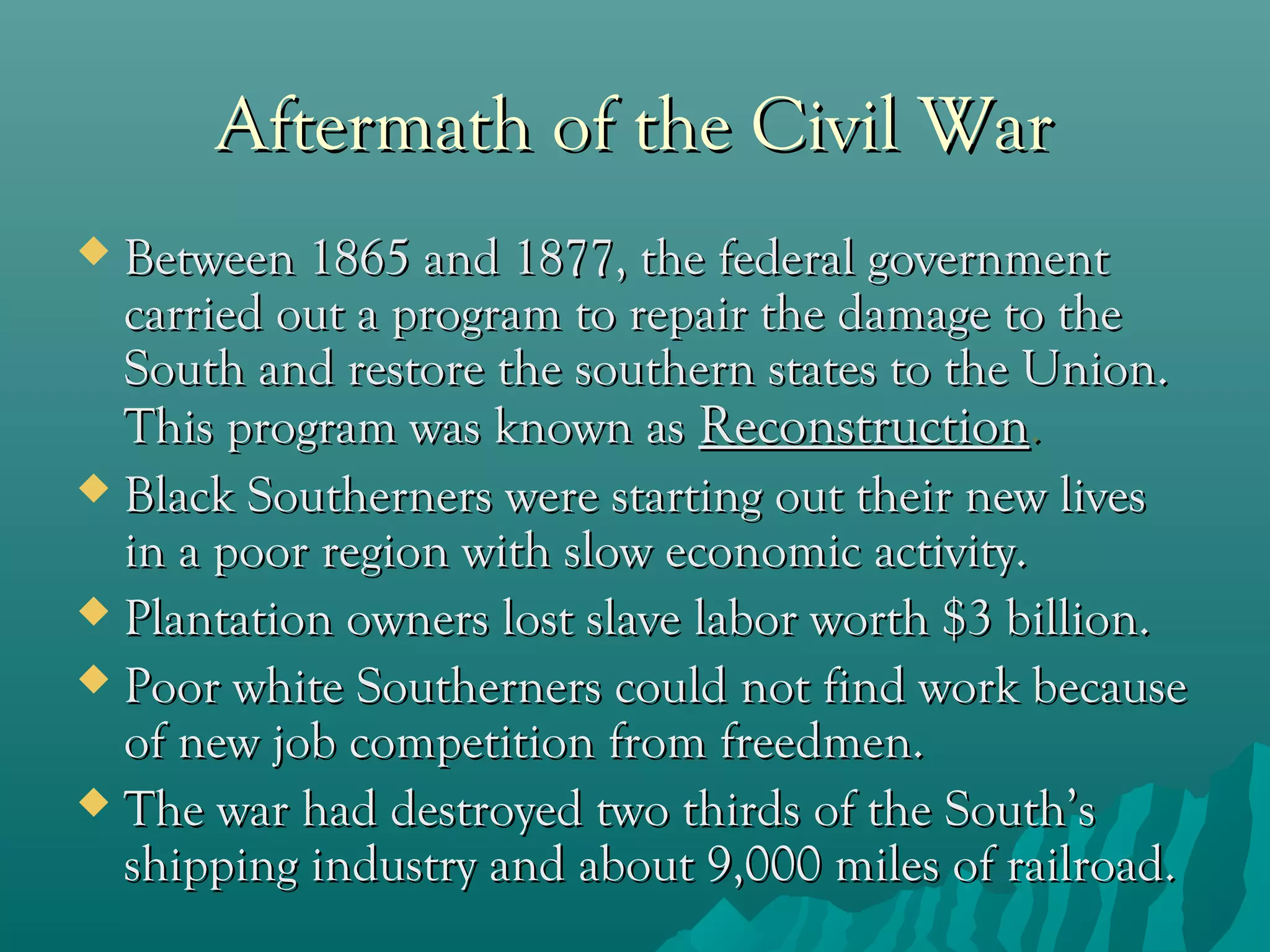 Reconstruction | PPT