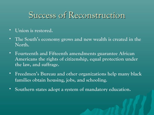 Reconstruction | PPT