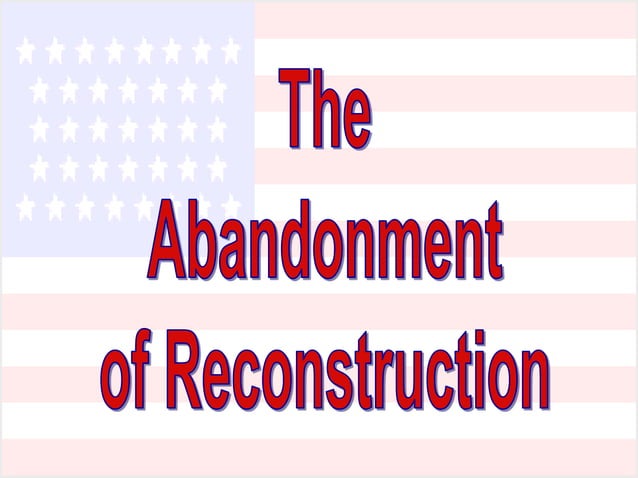 Reconstruction | PPT