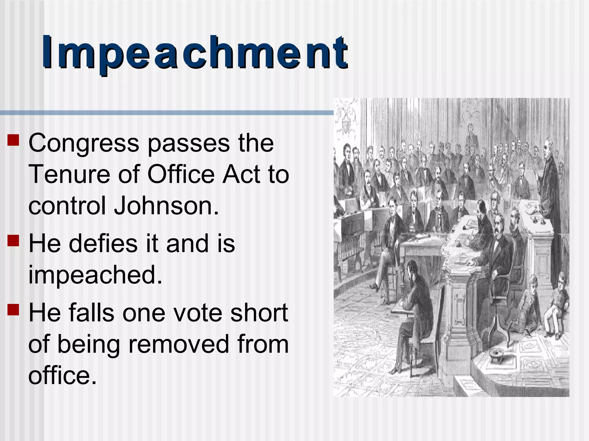 Reconstruction (1865-1877) | PPT