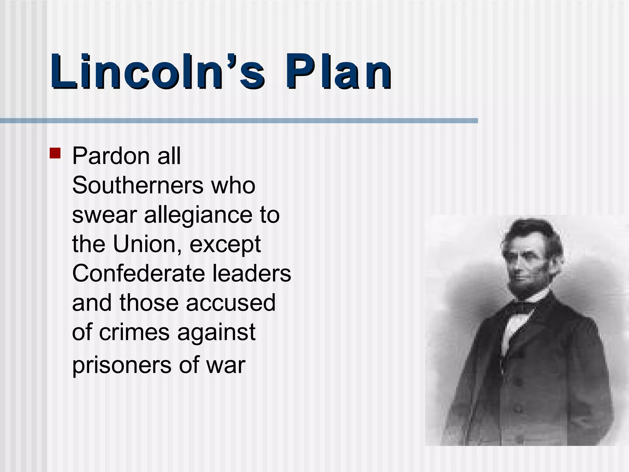 Reconstruction (1865-1877) | PPT