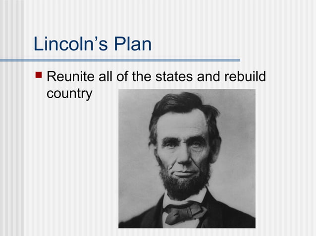 Reconstruction (1865-1877) | PPT