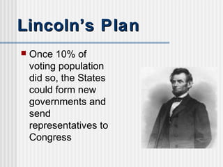 Reconstruction (1865-1877) | PPT