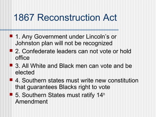 Reconstruction Act