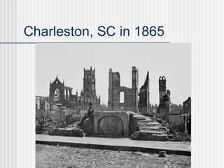 South After The Civil War Reconstruction