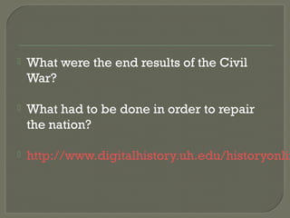 Reconstruction | PPT