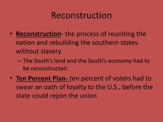 Reconstruction | PPT