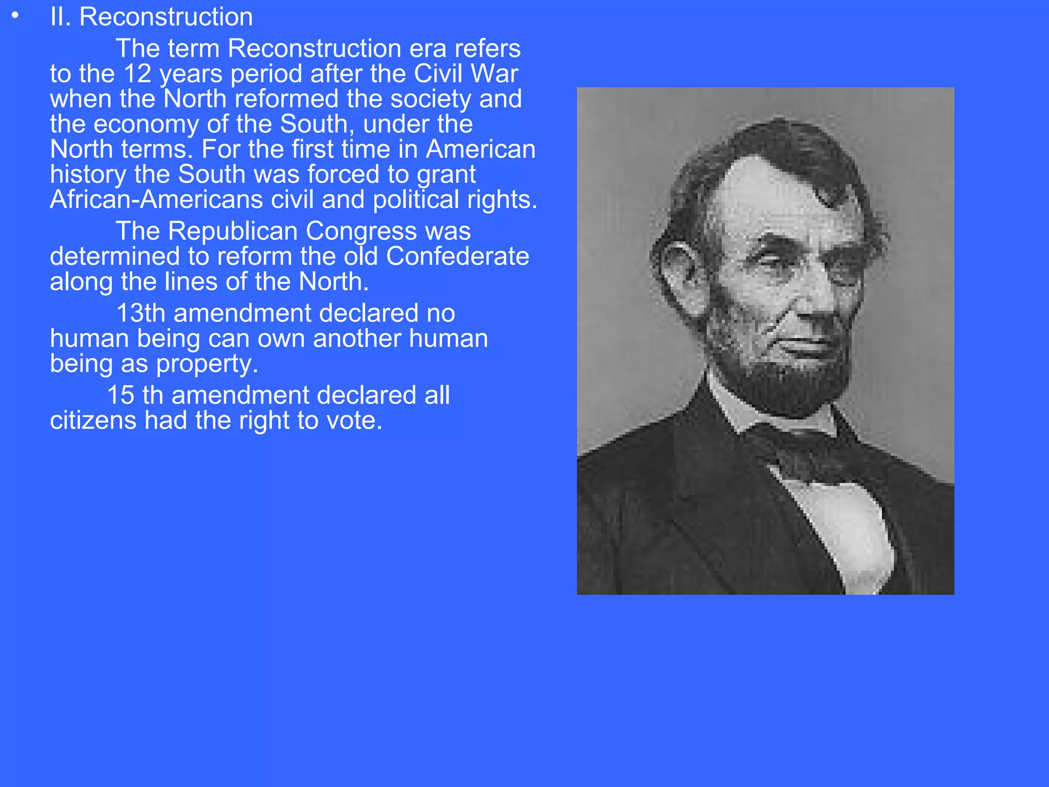 Reconstruction | PPT