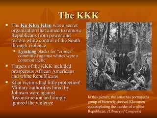 Reconstruction and the black experience | PPT