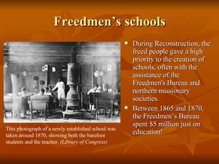 Reconstruction and the black experience | PPT
