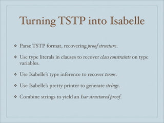 Source-Level Proof Reconstruction for Interactive Proving | PPT