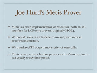 Source-Level Proof Reconstruction for Interactive Proving | PPT