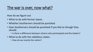 Reconstruction what you need to know | PPTX | Civic affairs | Politics