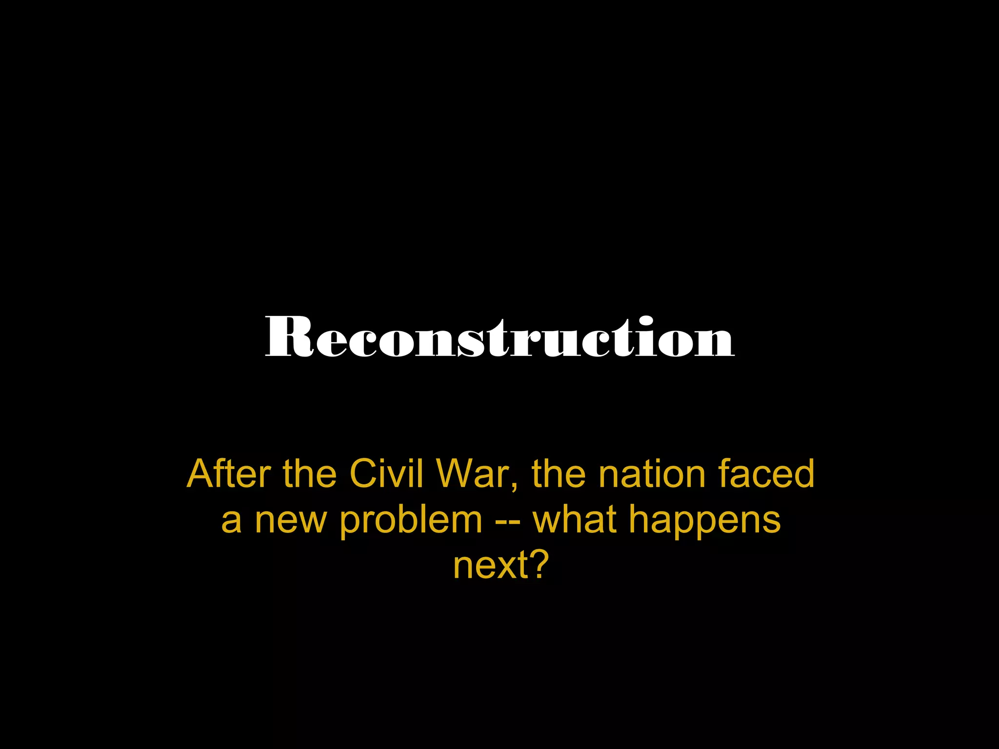Reconstruction (1) | PPT