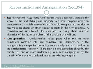 Reconstruction and amalgamation | PPTX