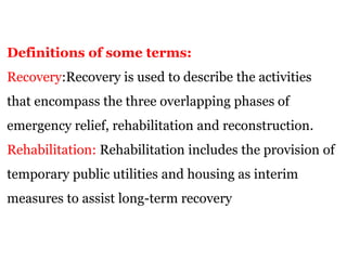Reconstruction and development | PPTX