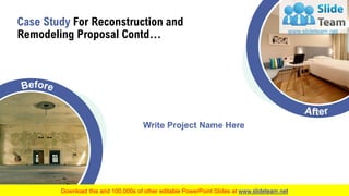 Reconstruction And Remodeling Proposal PowerPoint Presentation Slides | PPT