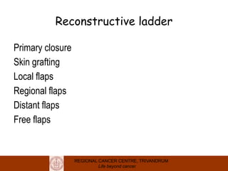Reconstruction dr.shaji HEAD AND NECK RECONSTRUCTIONS | PPT
