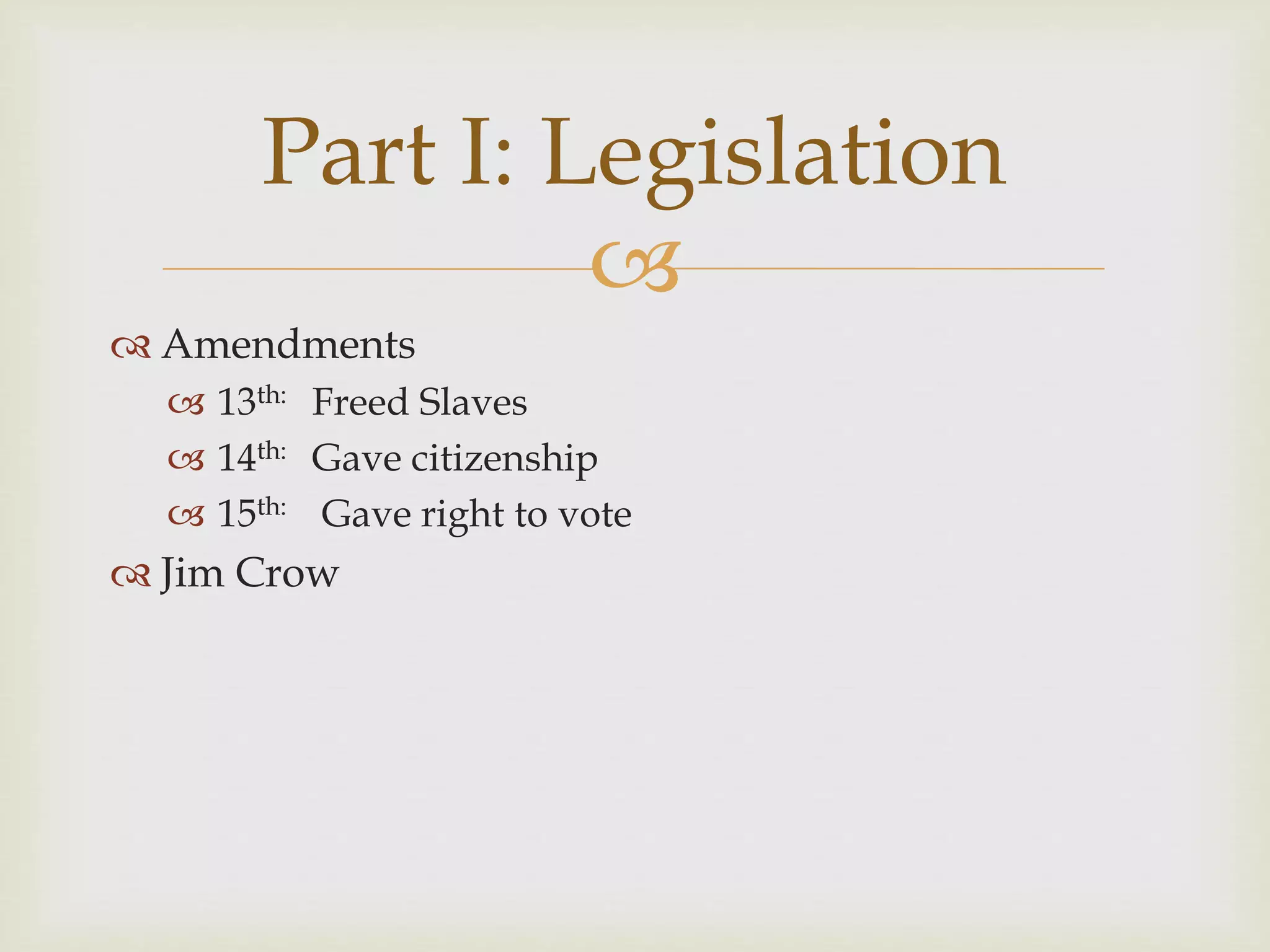 Reconstructing the American South | PPTX