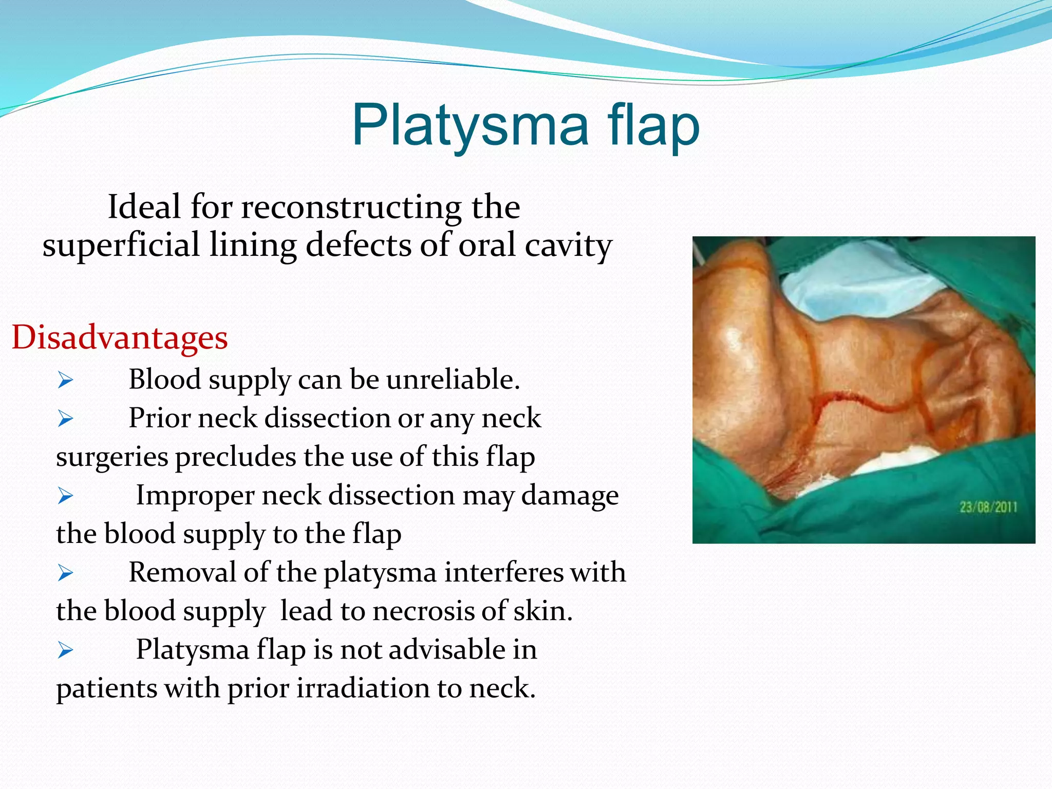 Reconstruction in head and neck surgeries | PPTX