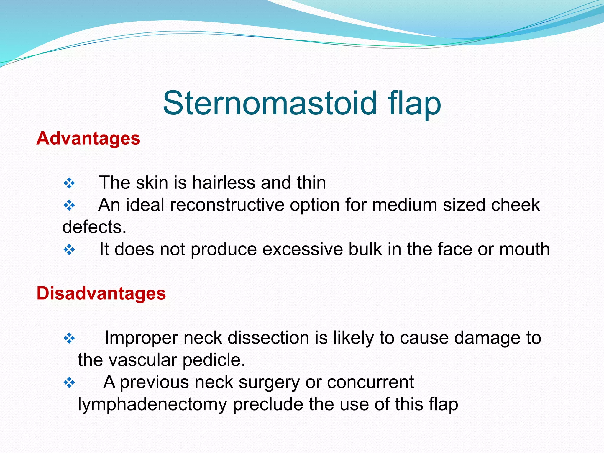 Reconstruction in head and neck surgeries | PPTX