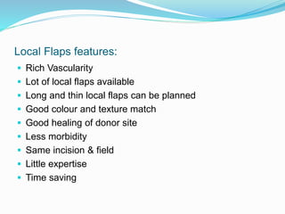 Reconstruction in head and neck surgeries | PPTX