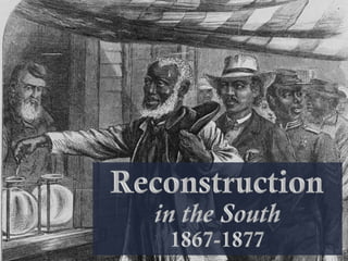 Reconstruction in the South (US History) | PPTX