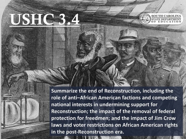 Reconstruction in the South (US History) | PPTX