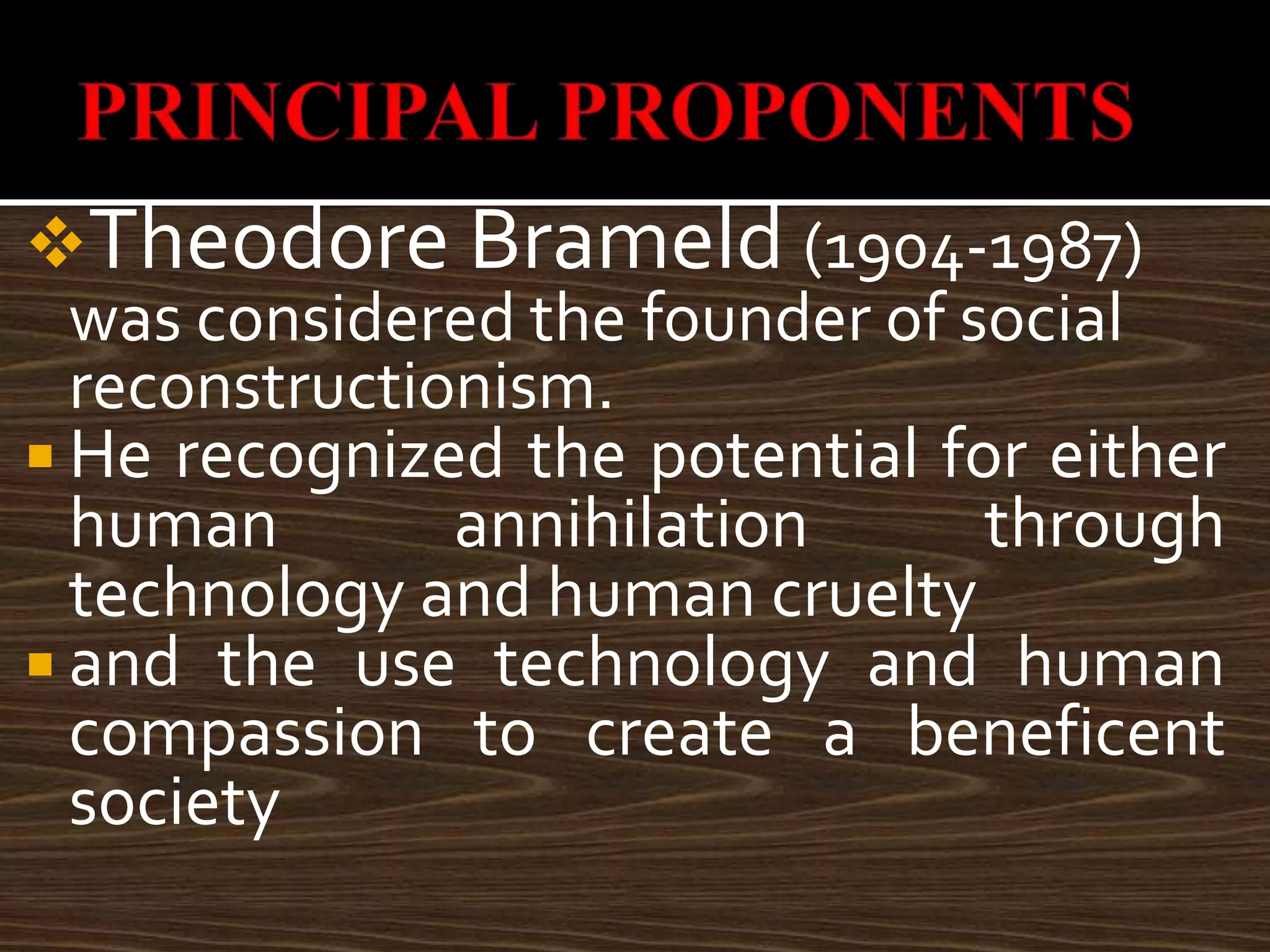 Reconstructionism | PPTX