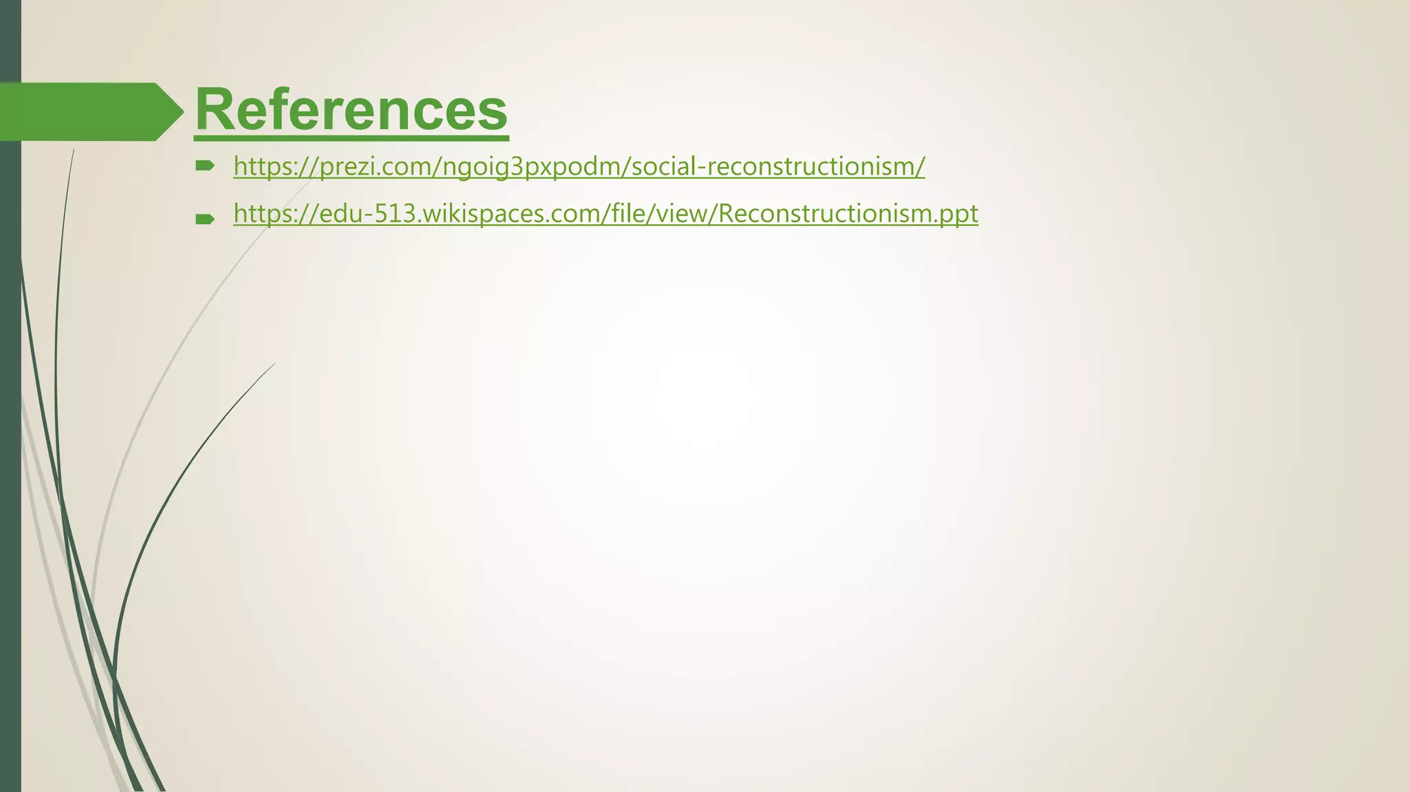 Reconstructionism | PPTX