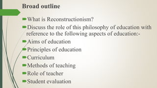 Reconstructionism | PPTX