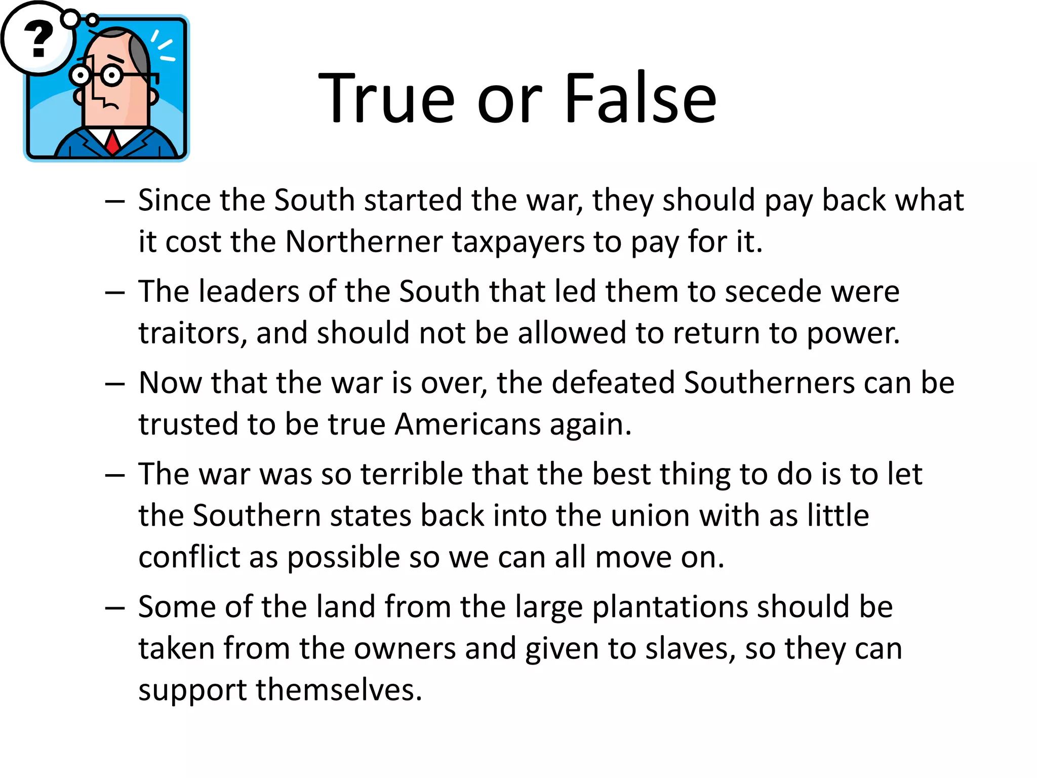 Reconstruction lesson 3 johnson | PPT