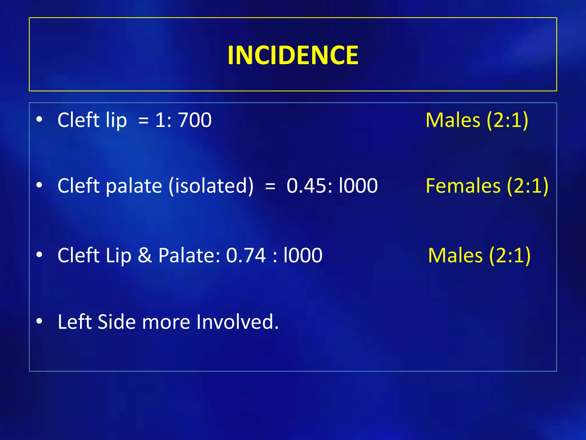 Reconstruction of cleft lip and palate defect | PPTX