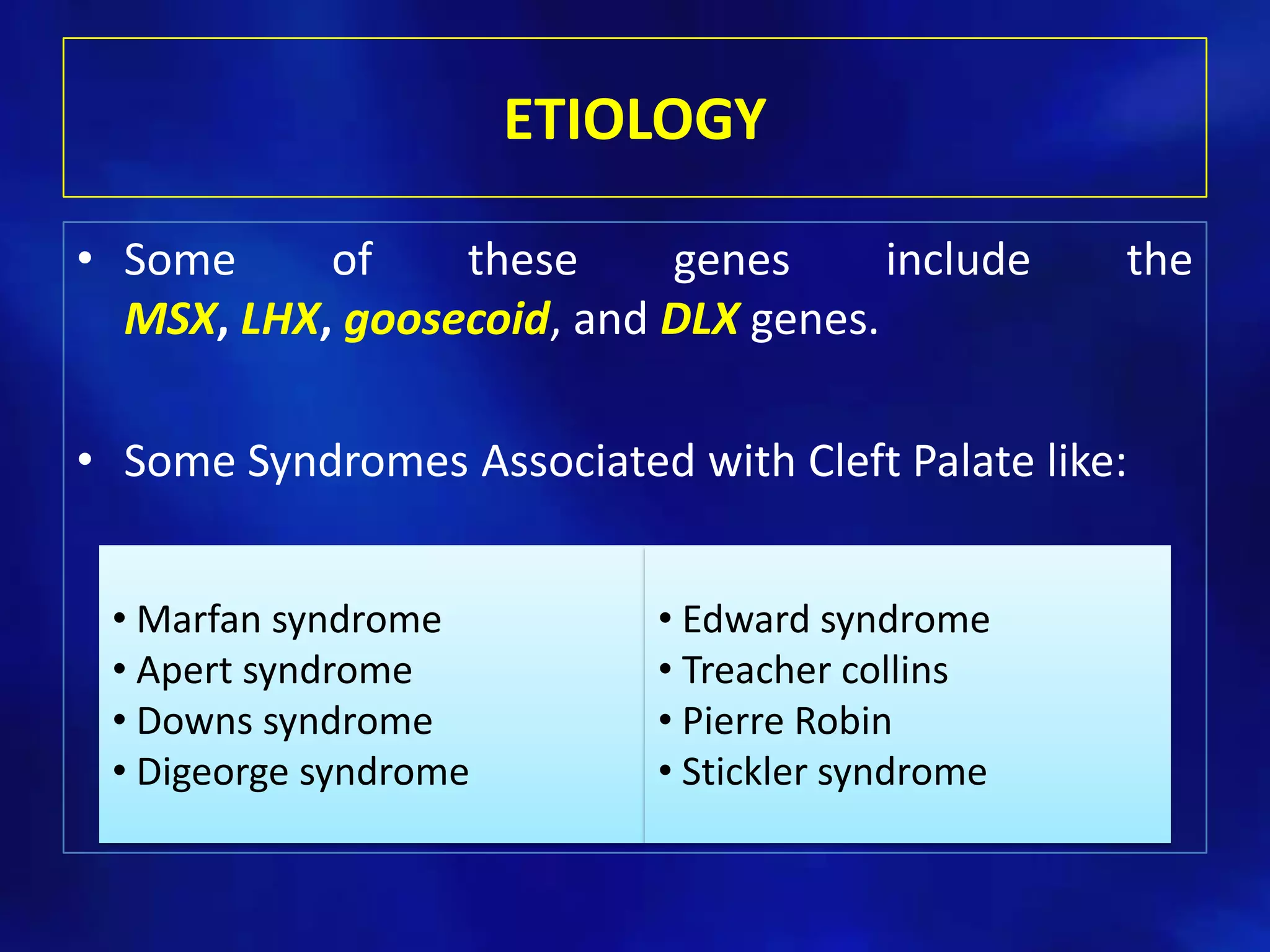 Reconstruction of cleft lip and palate defect | PPTX