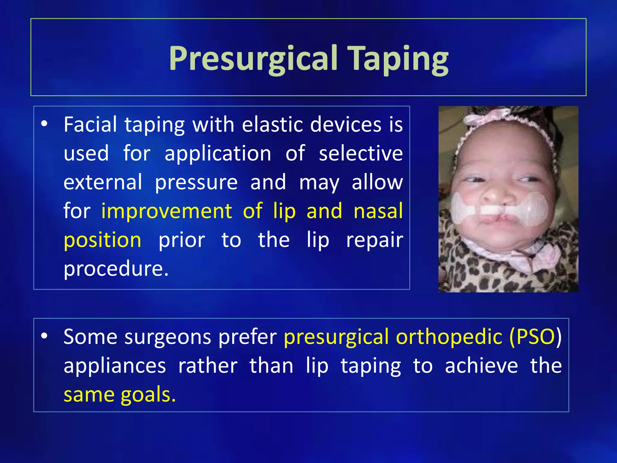Reconstruction of cleft lip and palate defect | PPTX