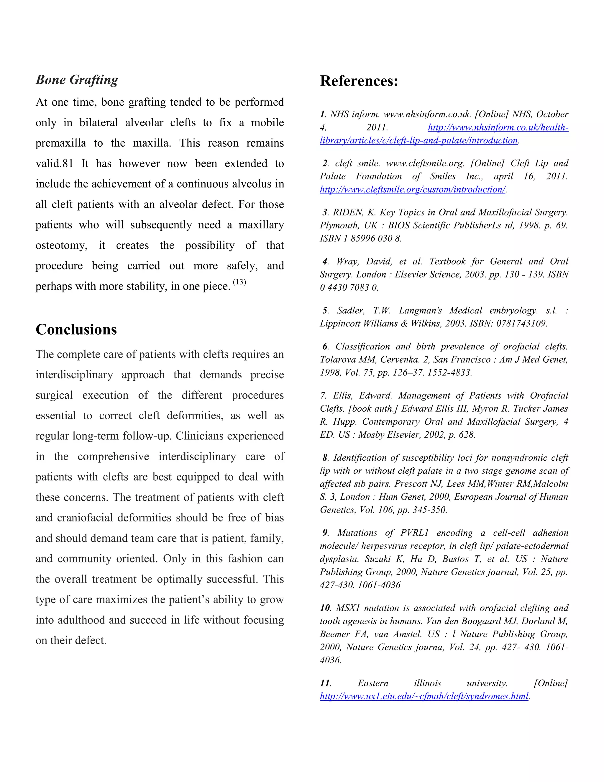 Article of Reconstruction of cleft lip and palate defect | PDF