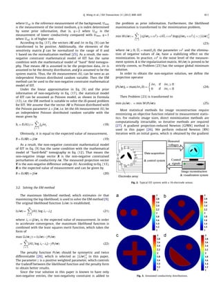 Reconstruction of electrical impedance tomography images based on the ...