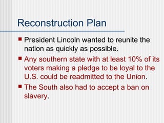 Reconstruction ppt | PPT