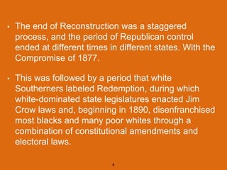 Reconstruction ppt | PPTX | Civic affairs | Politics