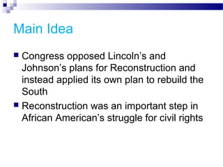 Ch. 12- Reconstruction section #1 | PPT