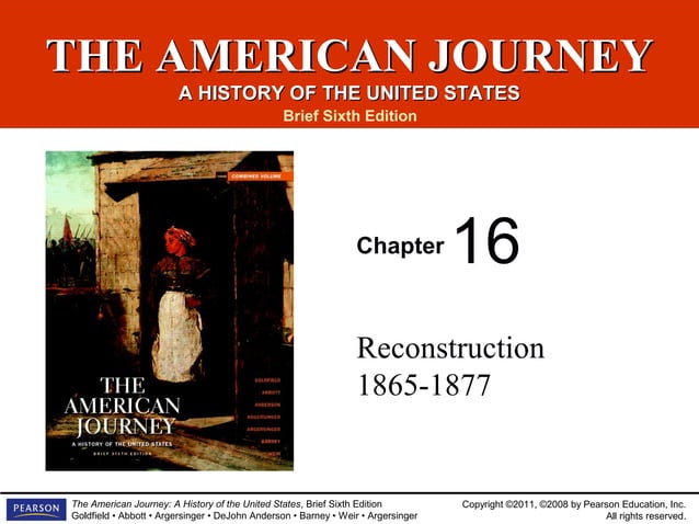 Reconstruction Slideshow Chapter 16 | PPT